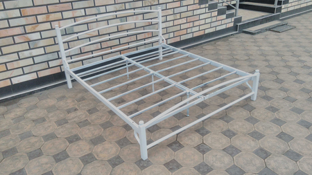 Двух спальная кровать железная
