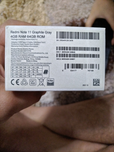 Redmi not 11, 64 tali