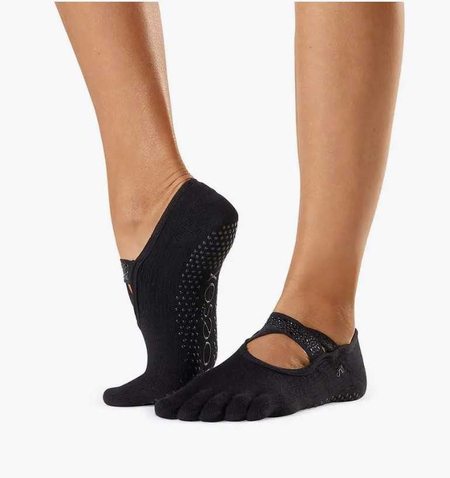 Нескользящие носки с пальцами ToeSox для пилатеса и йоги