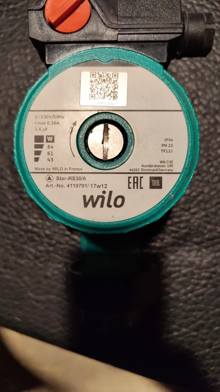 Циркуляционный насос WILO 36/6