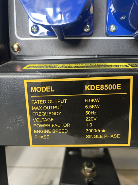 generator 6.5 kv 220v