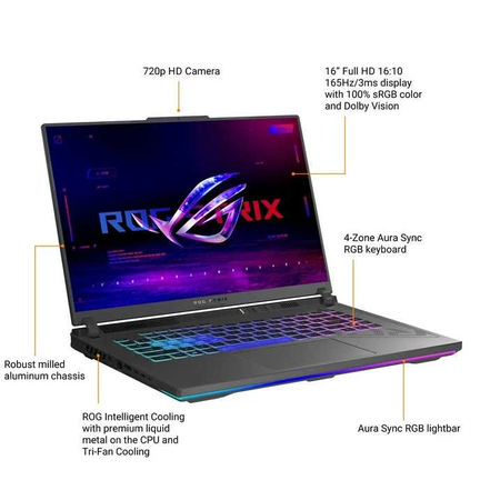 ASUS ROG Strix G16 G614JV-IS96 16” FHD 165Hz Gaming
Laptop