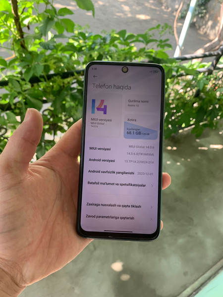 Redmi 10 kafolati bilan