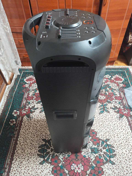 Speaker Sound Bass 12 karoke wireless microphone
