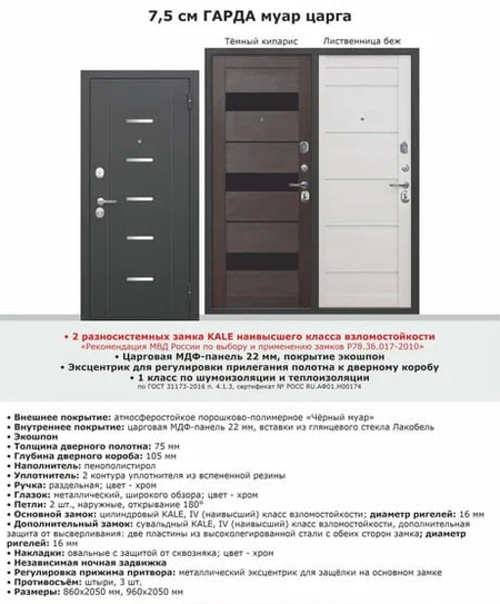 Входные двери. Россия