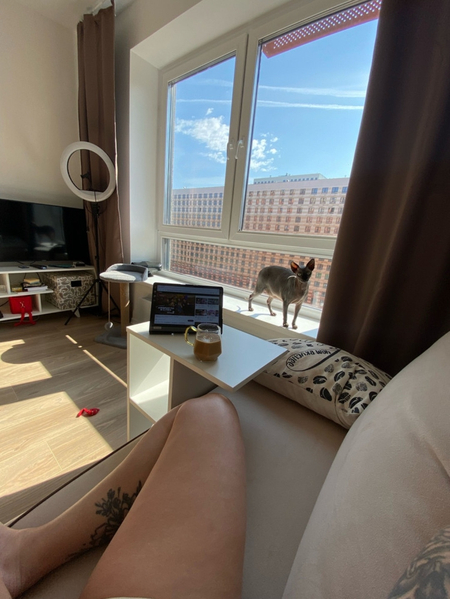 Журнальный столик eames прикроватный для ноутбука кофейный IKEA