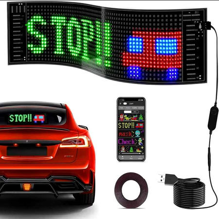 Автомобильный светодиодный гибкий LED экран