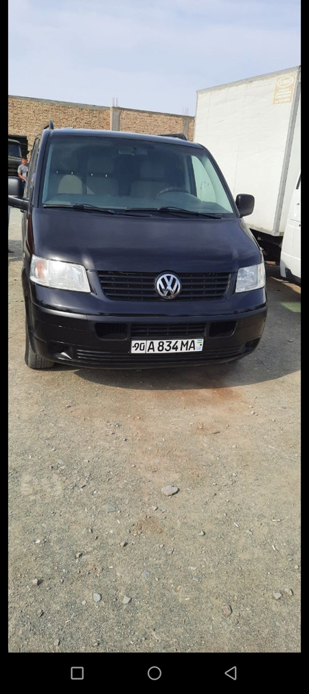 VOLKSWAGEN TRANSPORTER T5 ЮК фургун длинни бозо срошни сотилади  нах п