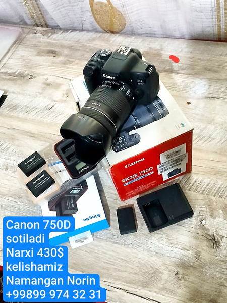 Canon 750D sotiladi