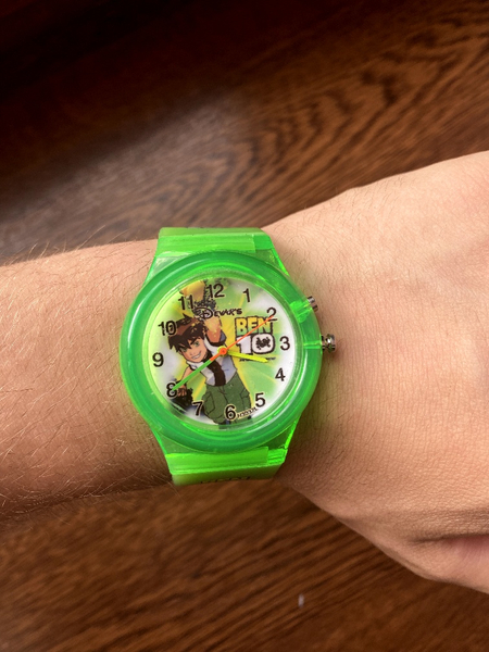 Часы Ben10 Зелёные