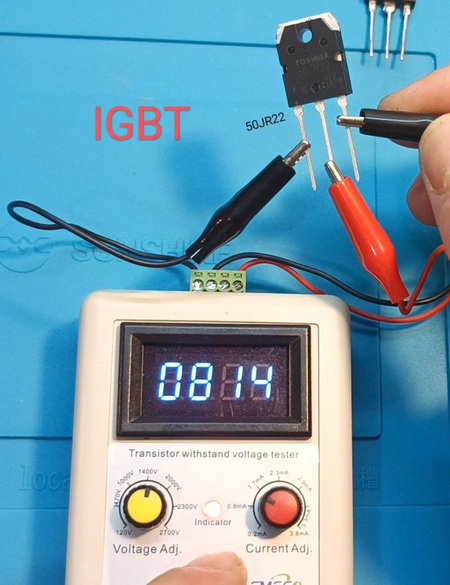 Тестер транзисторов IGBT, MOSFET, диод, конденсатор,мультиметр