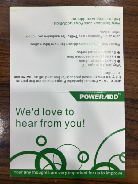POWERADD SOLAR PANELI Quyosh zaryadlovchi