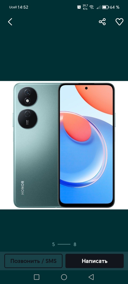 Honor X7b 2023 podarok New Aksiya Garantiya