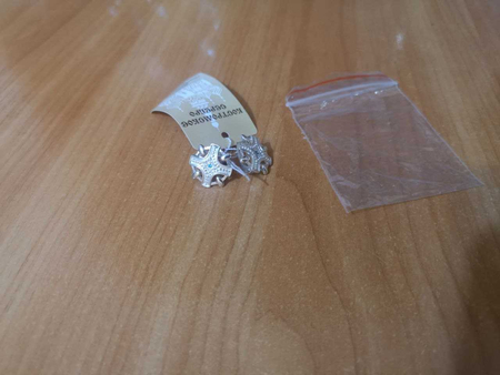 Новые серебряные серьги