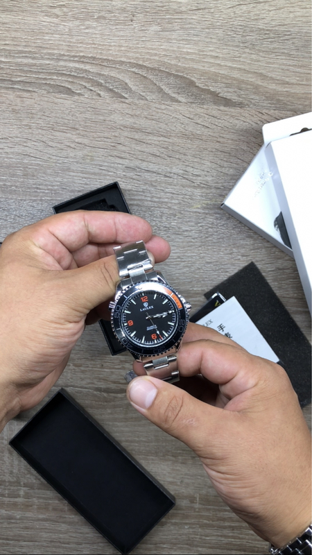 Round watch.