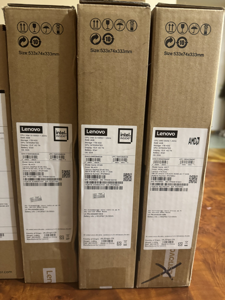 Коробки от Ноутбуков Acer/Lenovo/ASUS