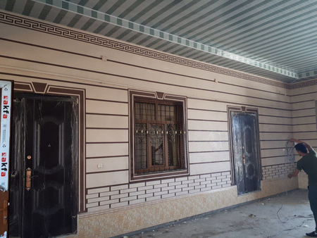 Fasad travertin dojdik  ishlarni qilamiz