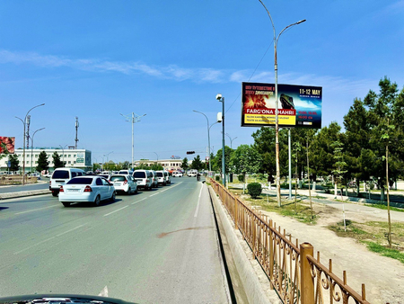 Farg'ona bilbordlarida reklama Реклама билбордах на Фергана