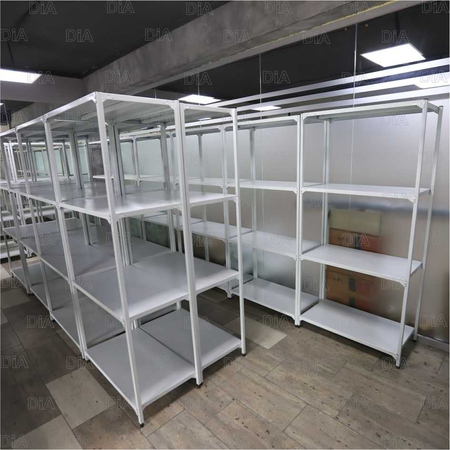 Полочные стеллажи для склада, prefabrik tokchalar