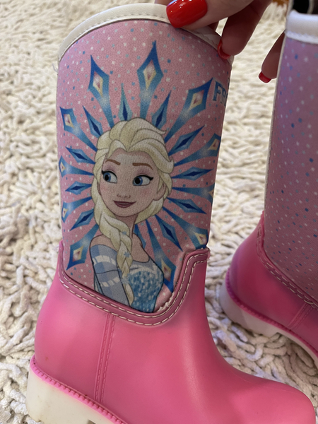 Сапожки резиновые 27 . Frozen.