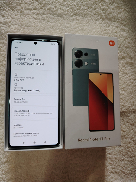 Redmi note 13 Pro  8+4/256 GB IDEAL