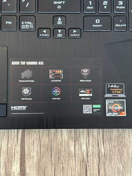 Ноутбук Asus Tuf Gaming A15 R7-4800H/16Gb/512Gb/15,6