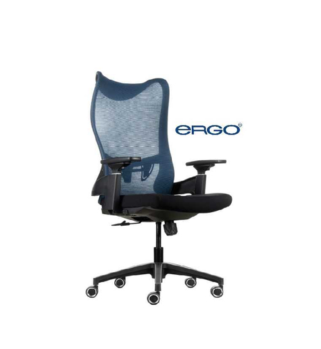 Офисное кресло ERGO Cody HB Blue 3D