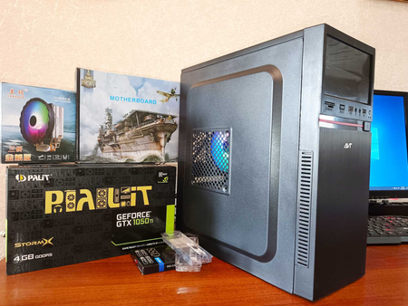 10_ядер Xeon E5-2630v4(=i5-10400) /16Gb_DDR4 /256Gb_SSD /GTX1050ti_4Gb