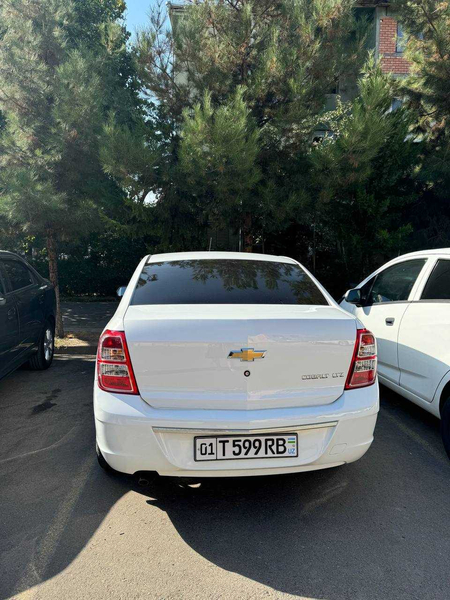 2023 й. Cobalt 4-позиция. 12900 км. Оқ рангли. Пропан 4 авлод таблетка