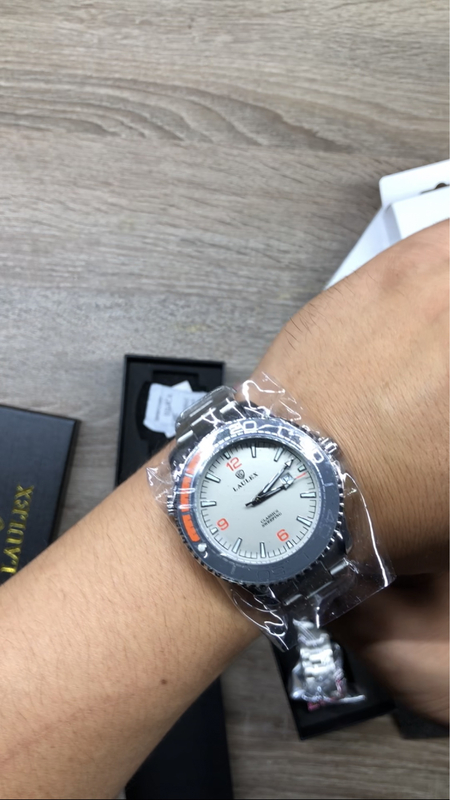 Round watch.