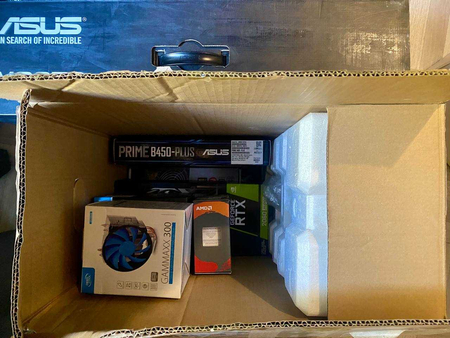 Игровой Компьютер и Монитор (Ryzen 5 5600, EVGA RTX 2060 Super, 16gb)