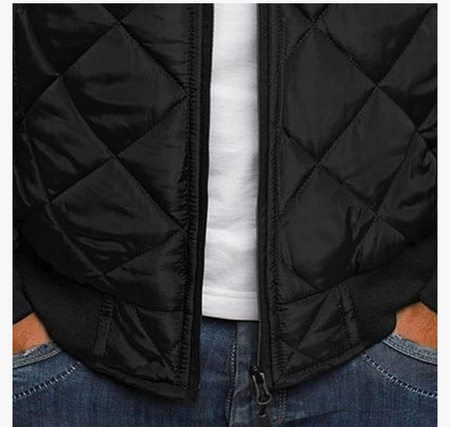 JEsilunmaMY Мужская стеганая куртка Diamond Winter Coat