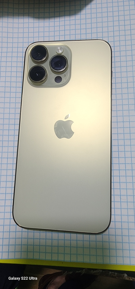Iphone 14pro max gold