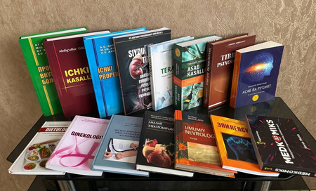 Tibbiyot kitobi Gadayev Ichki kasalliklar EKG Terapiya Odam anatomiyas