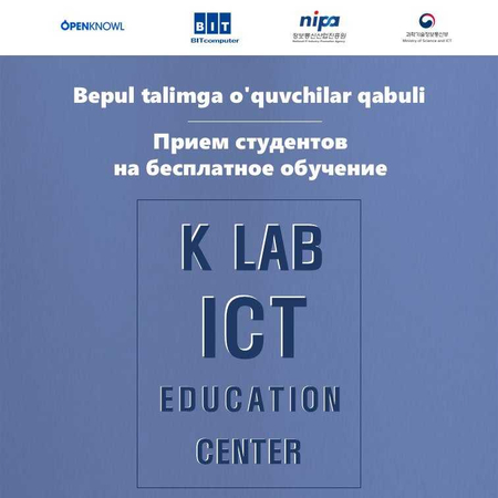 K-Lab AKT oʻquv markazi bilan zamonaviy  kasblarni tekinga o\\\'rganing