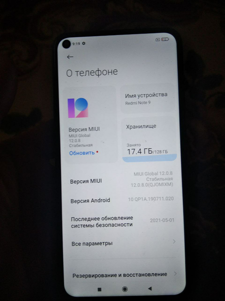 Redmi not 9sotiladi 4ga 128