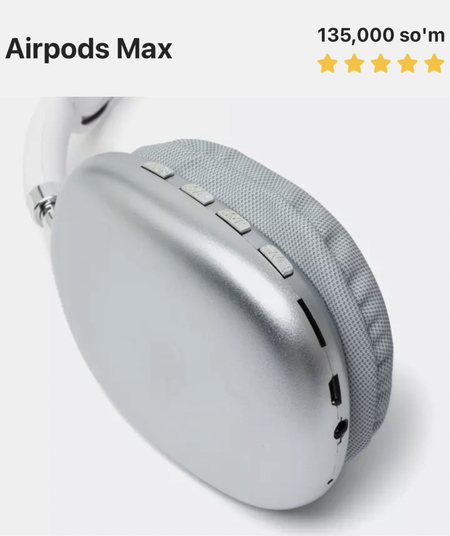 Airpods Maxs soni cheklangan shoshilamiz