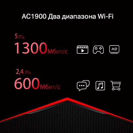 Mercusys MR50G шесть внешних антенн.Доставка бесплатная