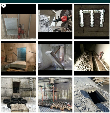 Almazniy reskada beton kesish almaznida beton teshish beton buzish xiz