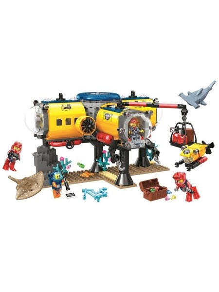 Lego Cities Подводная станция набор Лего 527 деталей аналог конструкто