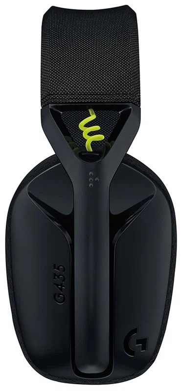Беспроводная гарнитура Logitech G G435, черный/неоновый желтый