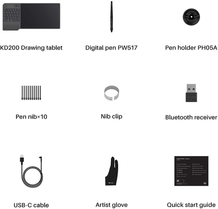 Новинка! Инновацонный графический планшет Huion Inspiroy Keydial KD200