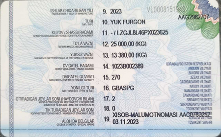 Грузовой Чакман 2023