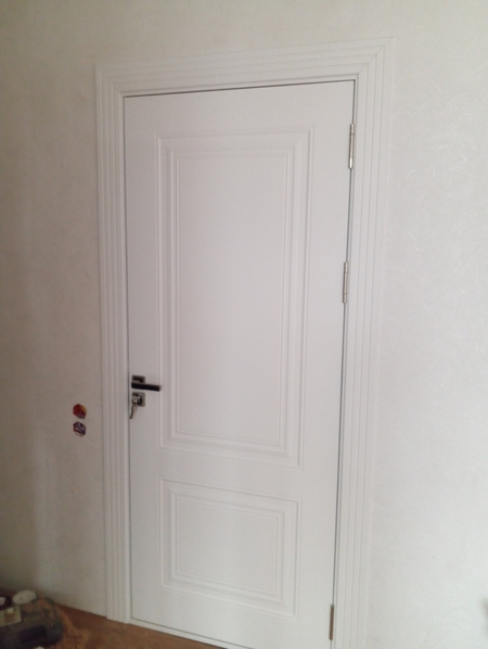 Установка двере MDF haytek