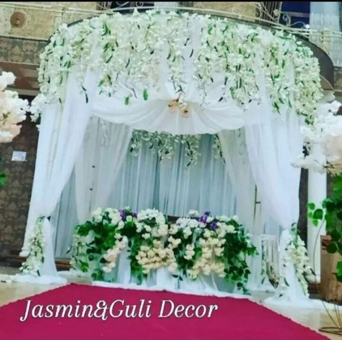 Jasmin Guli dekor туй ва бошка маросимларни безатамиз