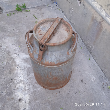Фляга железная чистая