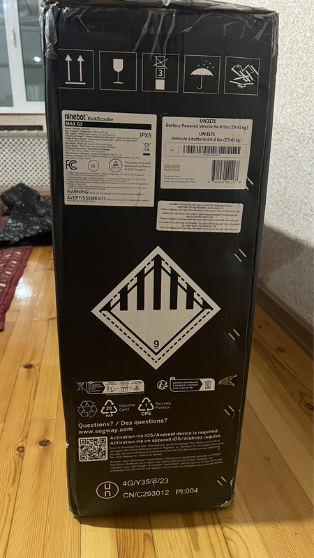 Ninebot Max G2 elektronik samakat