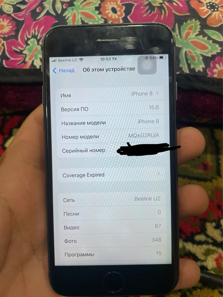 Iphone 8 64 gb usileni batareyka