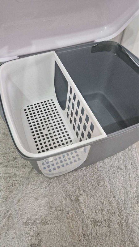 Кошачий лоток, лоток для кошки большой, закрытый