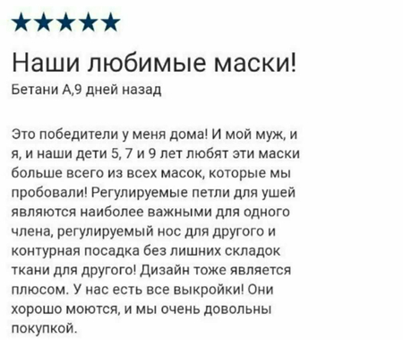 Маски защитные Gap